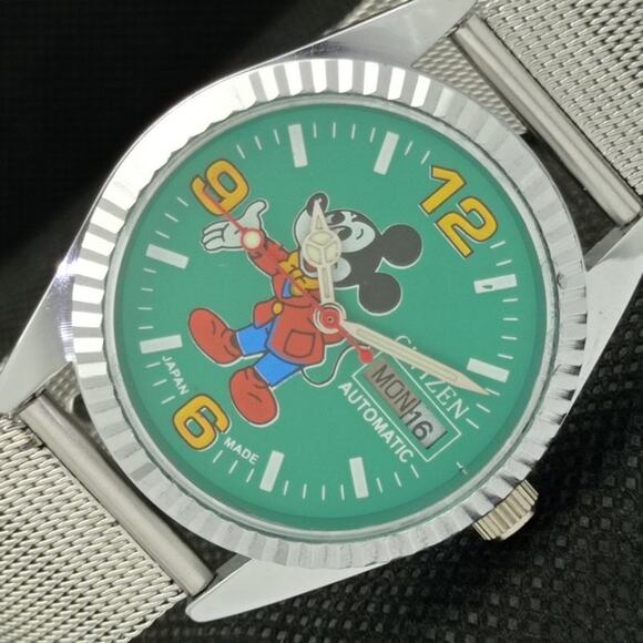 Citizen | Accessories | Vintage 978 Citizen Disney Automatic Mens ...